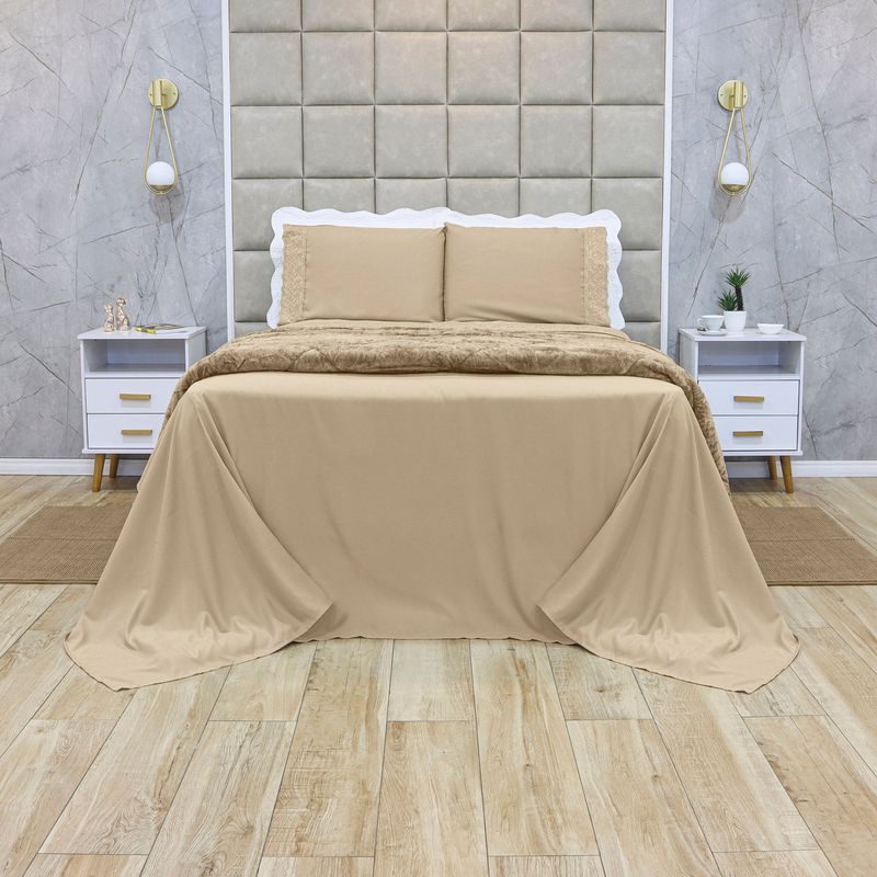 Jogo de Cama Bordado Inglês – Romântico e Elegante