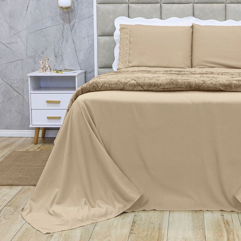 Jogo de Cama Bordado Inglês – Romântico e Elegante