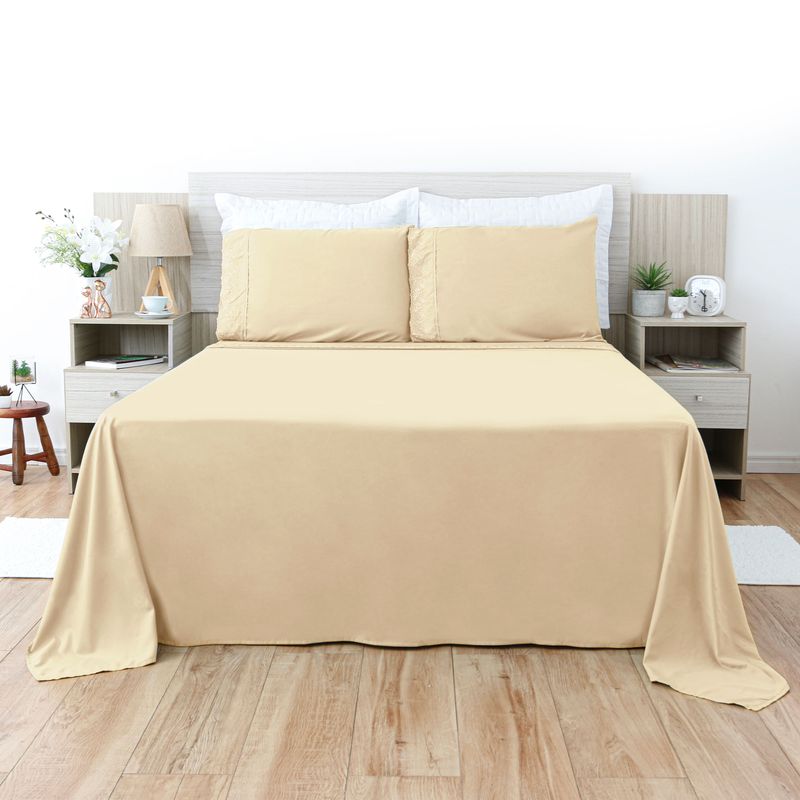 Jogo de Cama Bordado Inglês – Romântico e Elegante