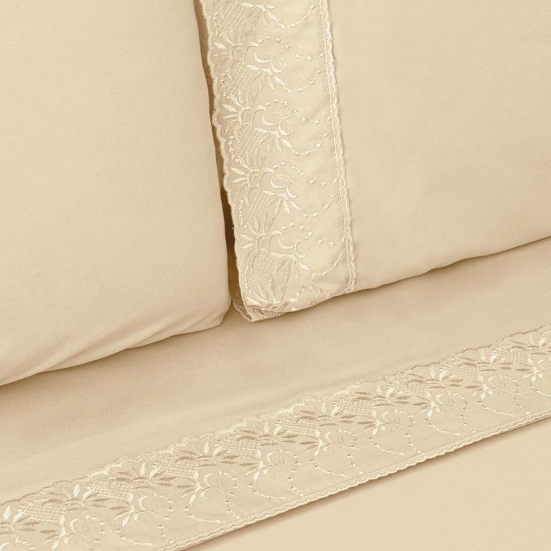 Jogo de Cama Bordado Inglês – Romântico e Elegante