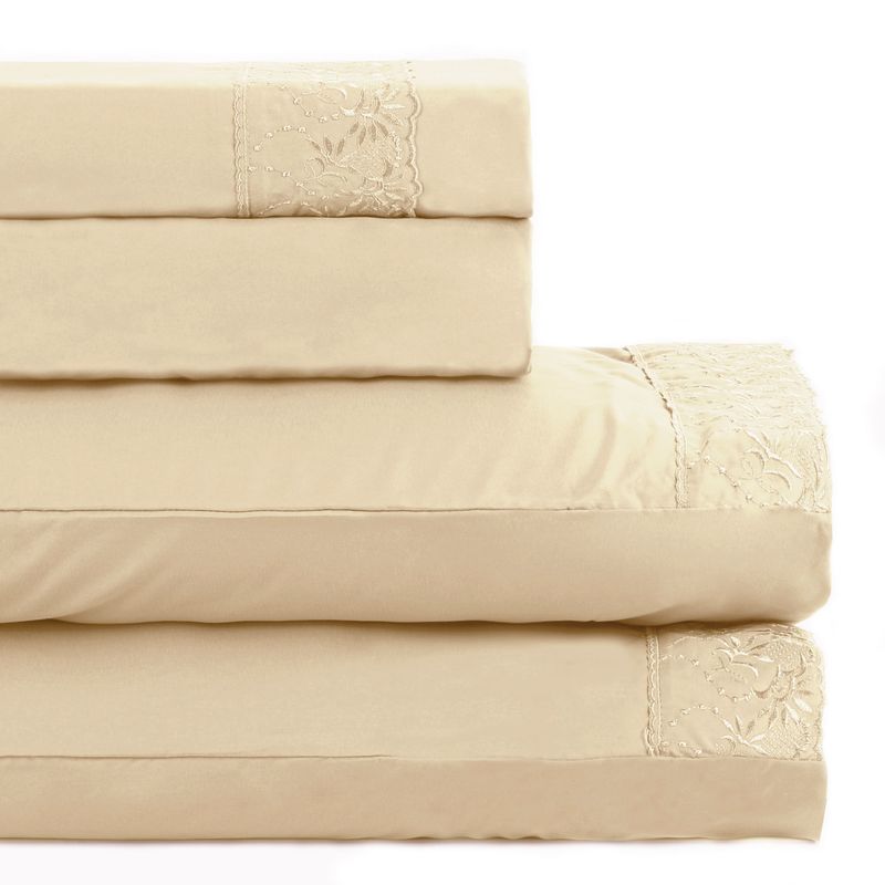 Jogo de Cama Bordado Inglês – Romântico e Elegante
