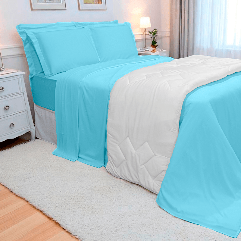 Jogo de Cama Bambu 400 Fios – Frescor e Luxo Natural